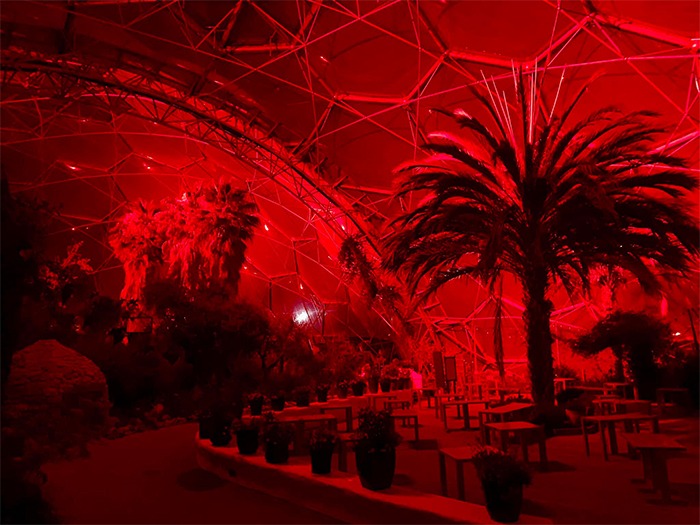 GLX Lights Eden Project Red with CHAUVET Professional — TPi