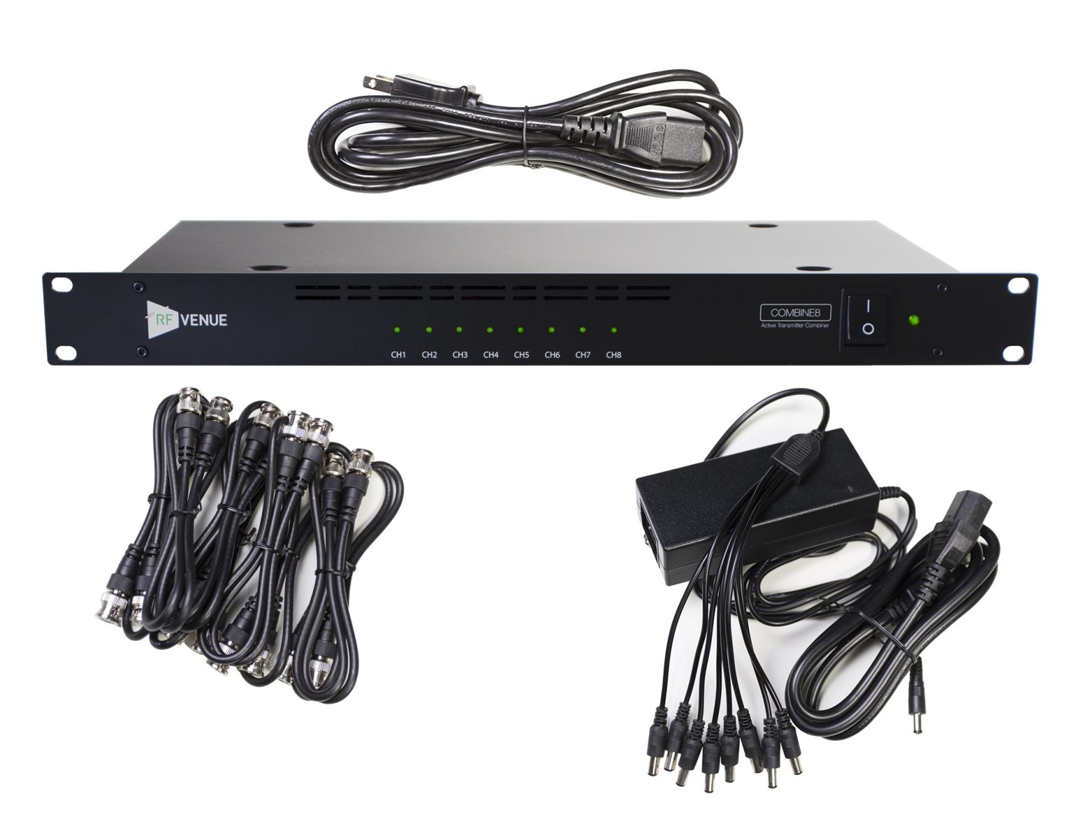 RF Venue releases COMBINE8 IEM transmitter combiner — TPi