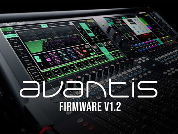 Avantis Firmware V1 2 Adds Powerful New Tools To The Award Winning
