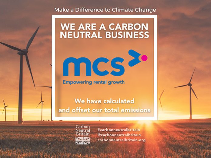 MCS Rental Software becomes a carbon neutral supplier — TPi