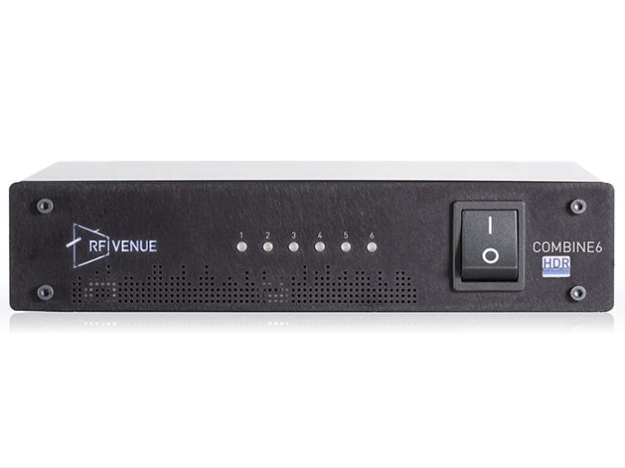 RF Venue introduces the next-gen COMBINE6 HDR IEM transmitter combiner ...