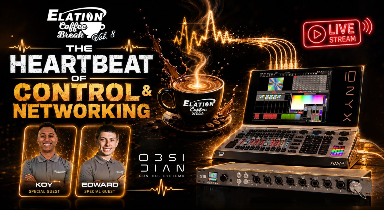 Elation Coffee Break: Obsidian Control Systems takes centre stage on 11 ...